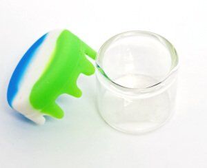 Best 1 Vape Ape Glass Globe Slime Green Complete kit Black Battery